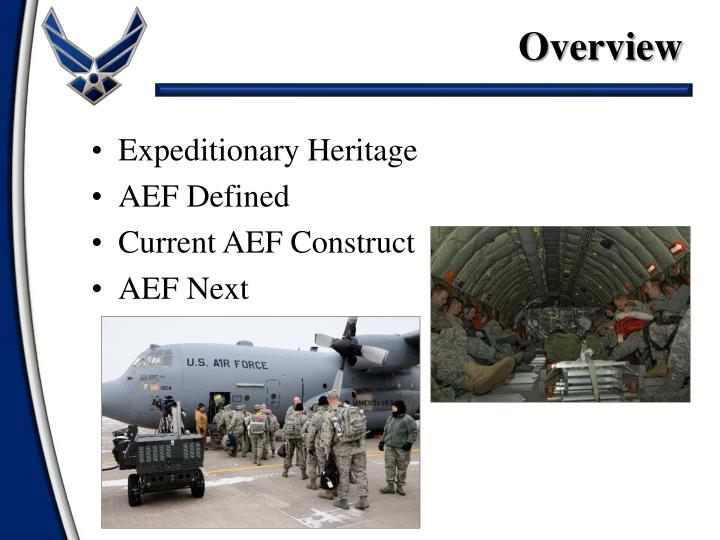 PPT - Air & Space Expeditionary Force (AEF) PowerPoint Presentation ...