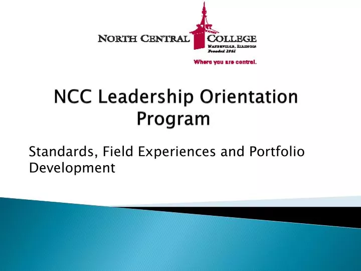 PPT - NCC Leadership Orientation Program PowerPoint Presentation, free ...