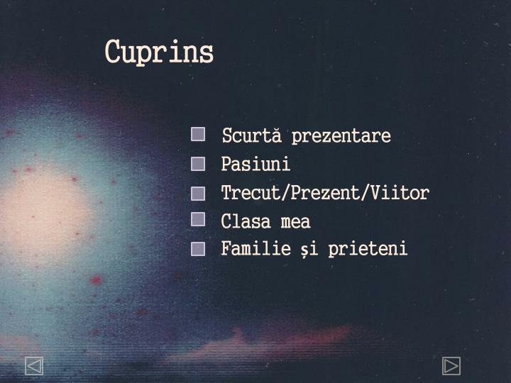 PPT - Prezentare personală PowerPoint Presentation - ID:4264640