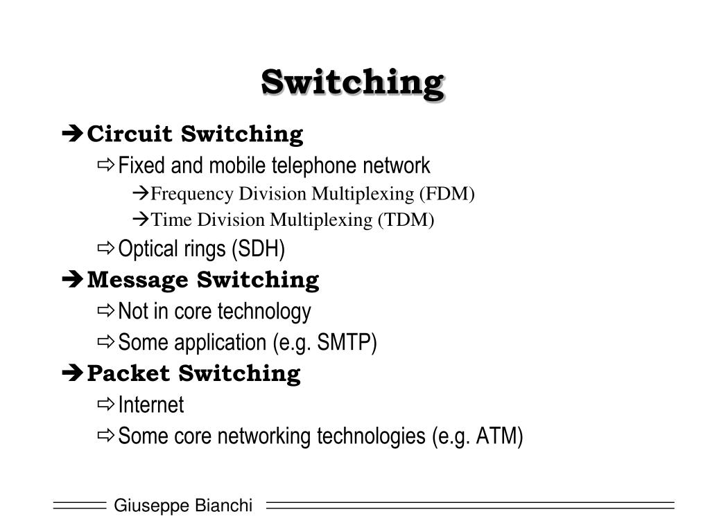 PPT - Basic switching concepts circuit switching message switching ... PPT - Basic switching concepts circuit switching message switching ...