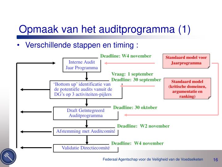 PPT - De interne audit bij het FAVV Raadgevend Comité - oktober 2007 ...