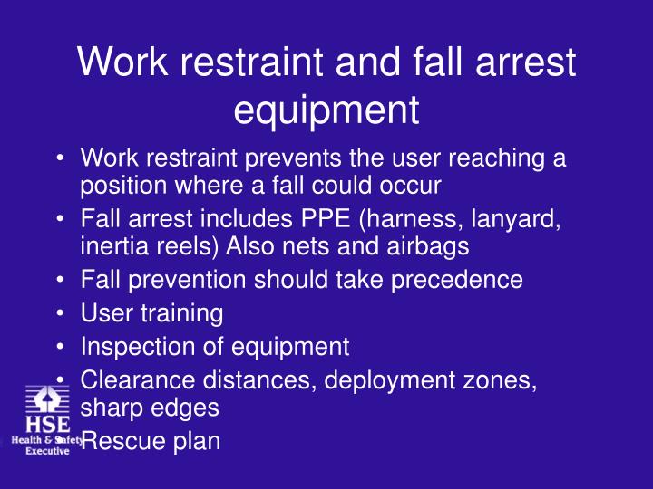 PPT - WORKING AT HEIGHT MOHSG 30 March 2005 PowerPoint Presentation ...