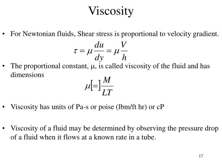 PPT - MFGT 242: Flow Analysis Chapter 3: Stress and Strain in Fluid ...