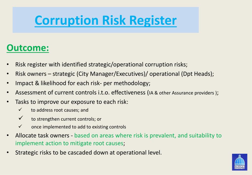 PPT - Enterprise Risk Management A new focus PowerPoint Presentation ...