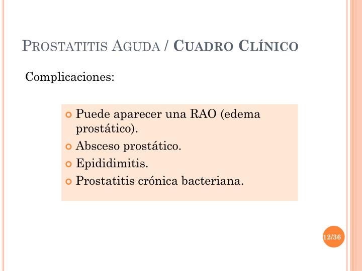 PPT - PROSTATITIS PowerPoint Presentation - ID:4268851
