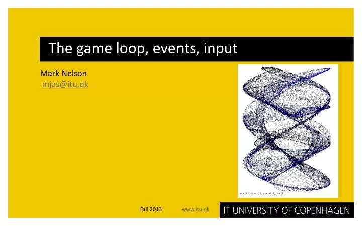 Ppt The Game Loop Events Input Powerpoint Presentation Free