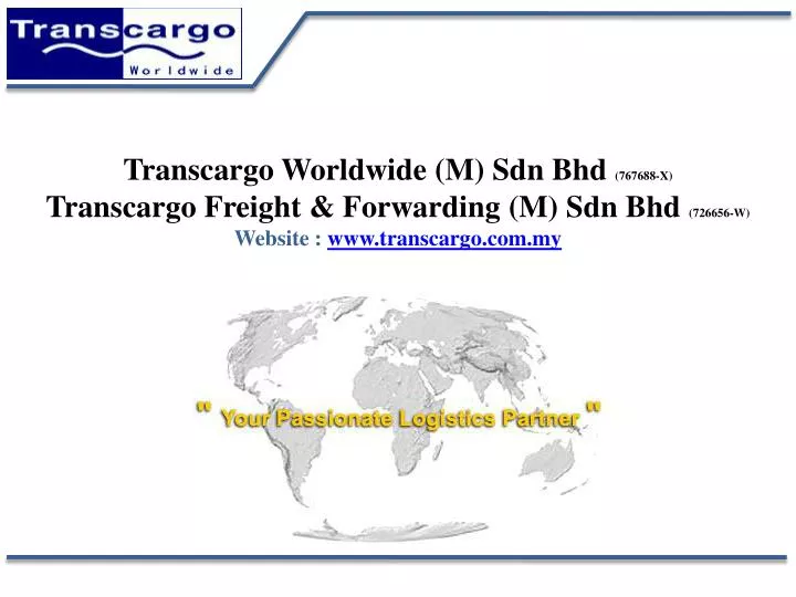 PPT - About Transcargo PowerPoint Presentation, free download - ID:4269262