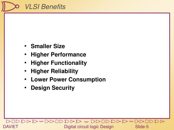 PPT - Introduction to VLSI Design Custom and semi custom design ...