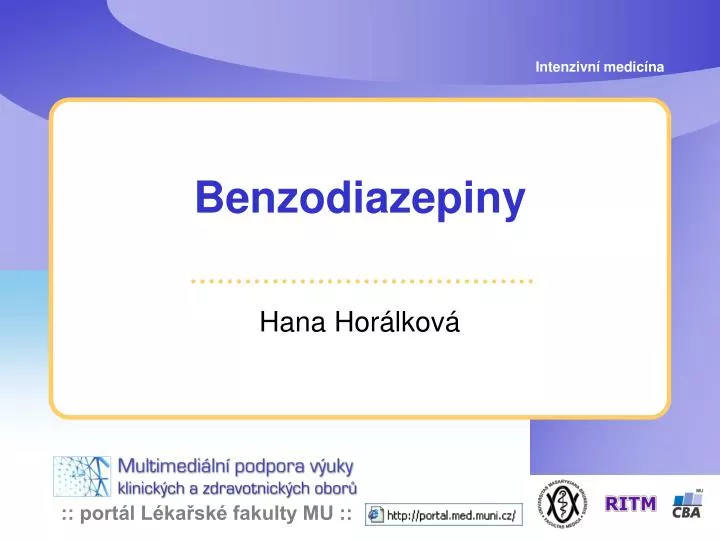 PPT - Benzodiazepiny PowerPoint Presentation, free download - ID:4269676