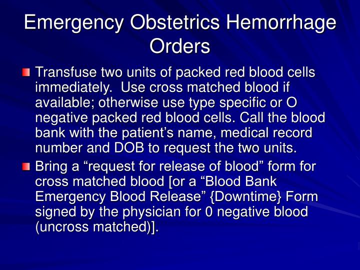 PPT - Obstetric Hemorrhage PowerPoint Presentation - ID:4270281