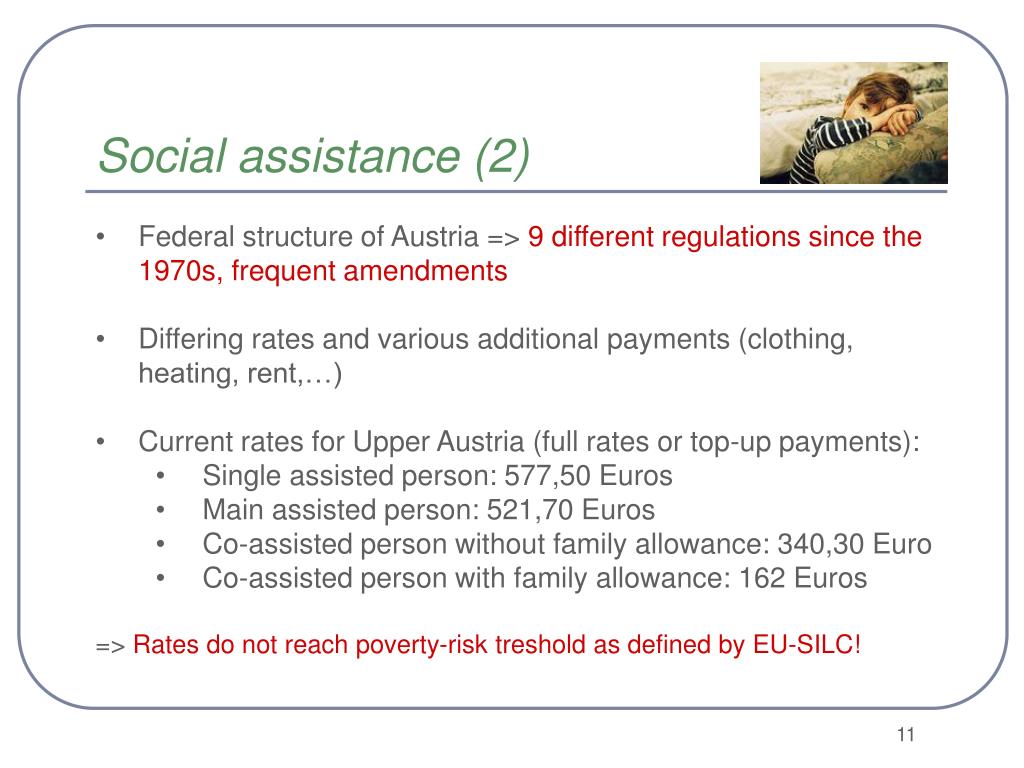 PPT - Fighting poverty (?) Social Protection in AUSTRIA PowerPoint ...