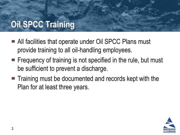 PPT - Oil Spill Prevention Control and Countermeasure Training ...