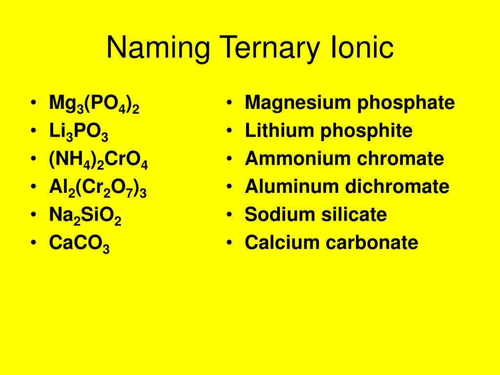 PPT Ternary Ionic Compounds PowerPoint Presentation Free Download PPT Ternary Ionic Compounds PowerPoint Presentation Free Download