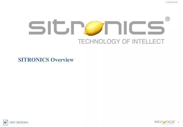 PPT - SITRONICS Overview PowerPoint Presentation, free download - ID ...