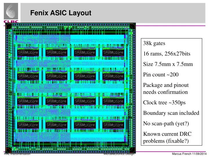 PPT - Fenix ASIC Layout PowerPoint Presentation, free download - ID:4272229