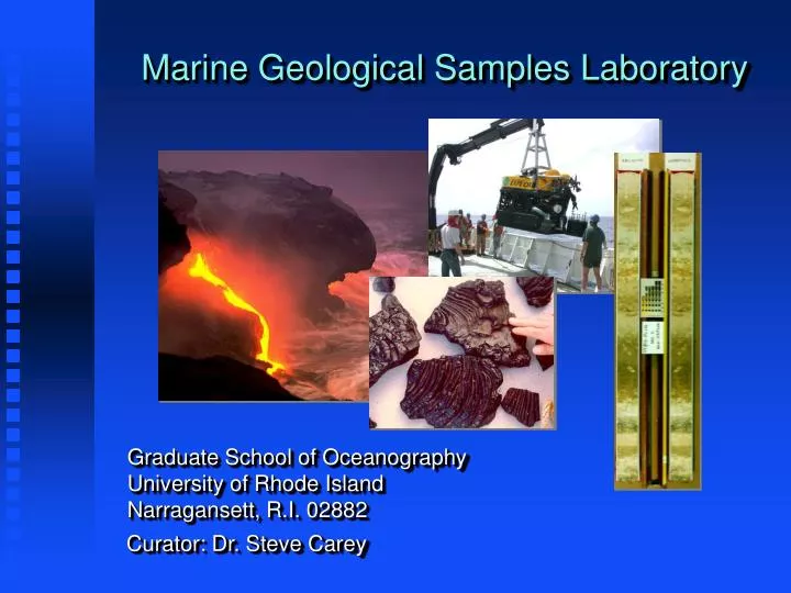 PPT - Marine Geological Samples Laboratory PowerPoint Presentation ...
