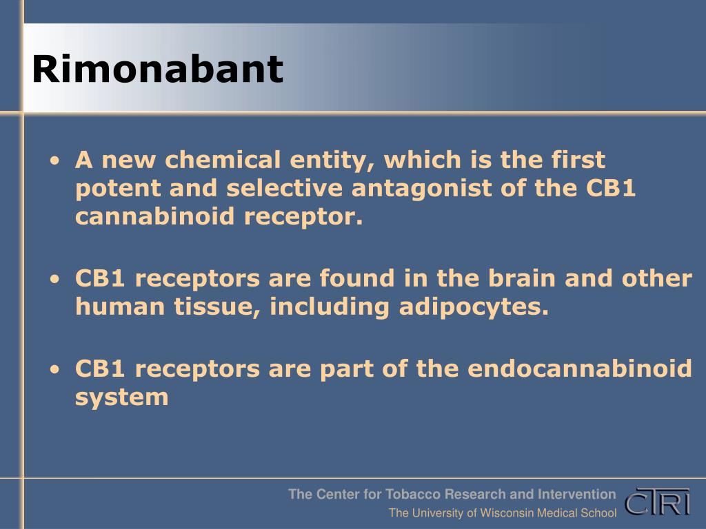 PPT - Exploring Rimonabant for Tobacco Addiction and Weight Concerns ...