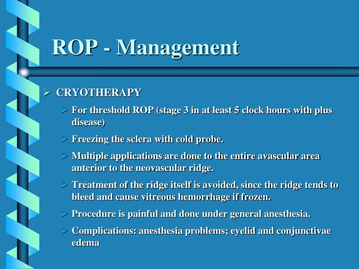 PPT - Retinopathy Of Prematurity PowerPoint Presentation - ID:4273995