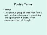 PPT - Poetry Unit PowerPoint Presentation - ID:4274733