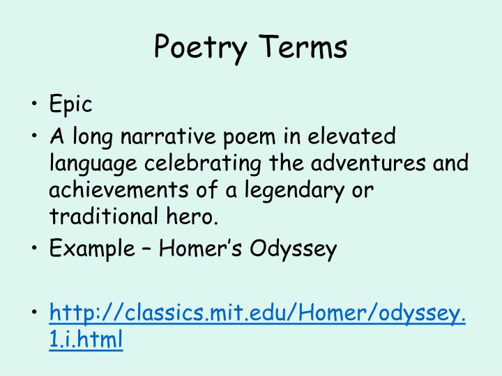 PPT - Poetry Unit PowerPoint Presentation - ID:4274733