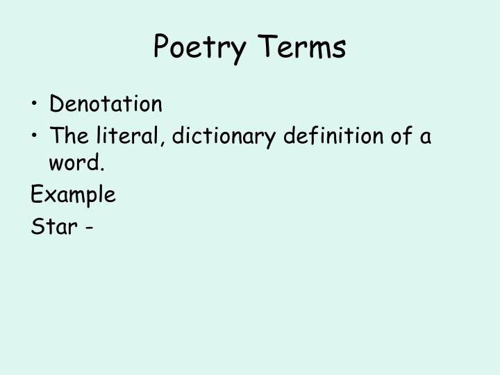 PPT - Poetry Unit PowerPoint Presentation - ID:4274733