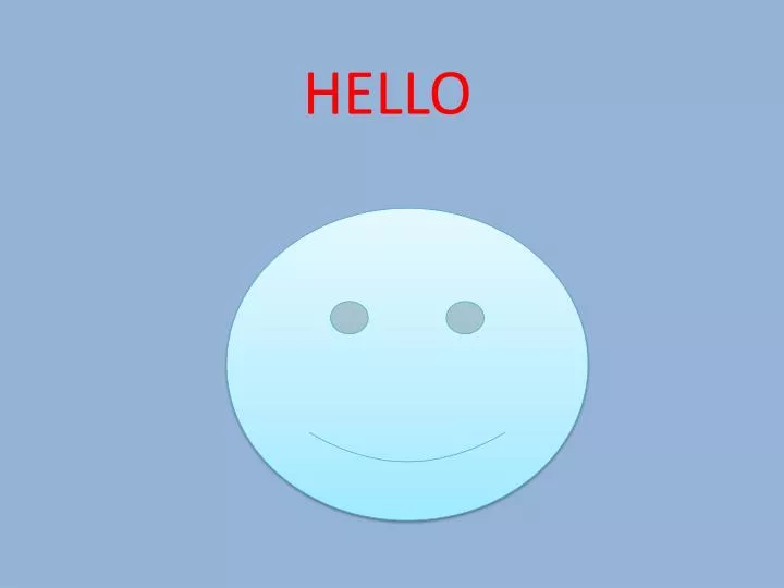 PPT - HELLO PowerPoint Presentation, free download - ID:4275485