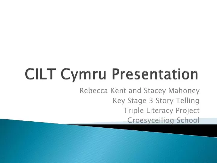PPT - CILT Cymru Presentation PowerPoint Presentation, free download - ID:4275641