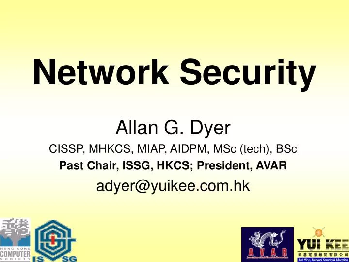 PPT - Network Security PowerPoint Presentation, free download - ID:4275713
