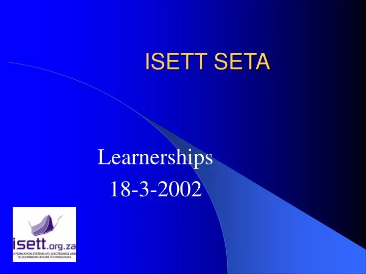 PPT - ISETT SETA PowerPoint Presentation, free download - ID:4275998