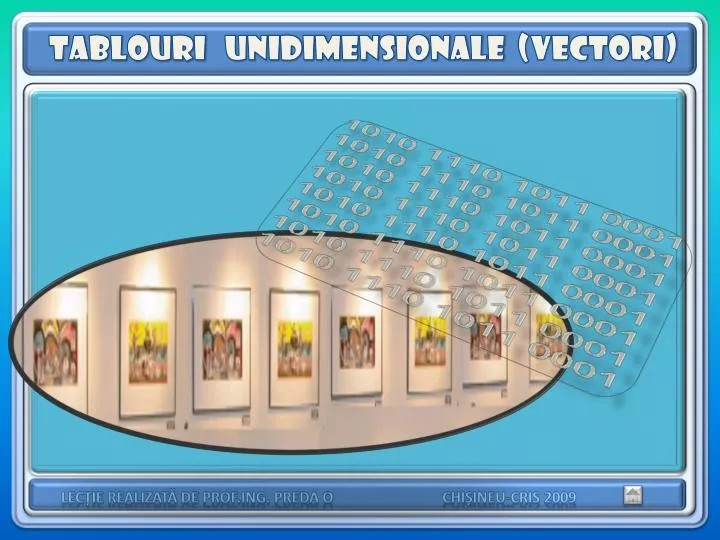 PPT - Tablouri unidimensionale (vector i ) PowerPoint Presentation ...