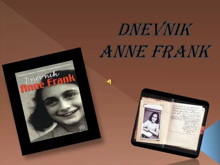 PPT - DNEVNIK ANNE FRANK PowerPoint Presentation, free download - ID ...