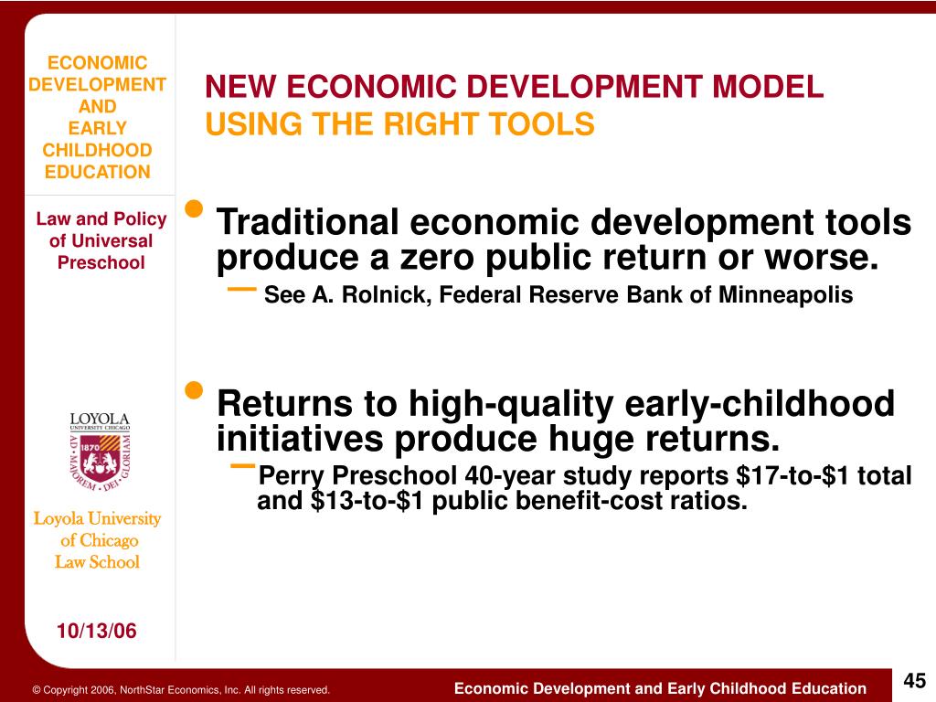 PPT - ECONOMIC DEVELOPMENT AND EARLY CHILDHOOD EDUCATION PowerPoint ...
