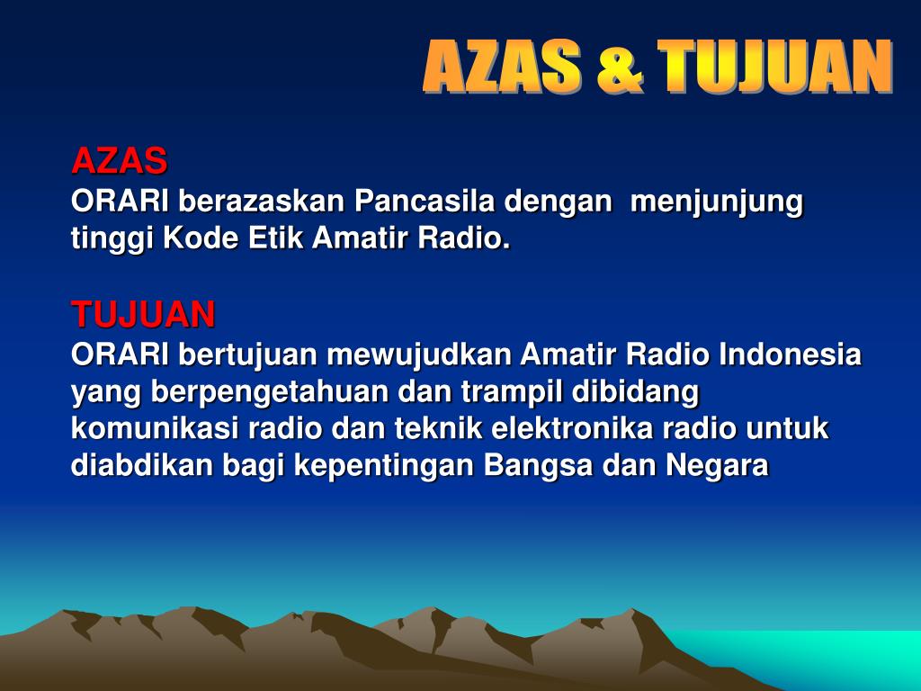 PPT - ORGANISASI AMATIR RADIO INDONESIA PowerPoint Presentation, free ...