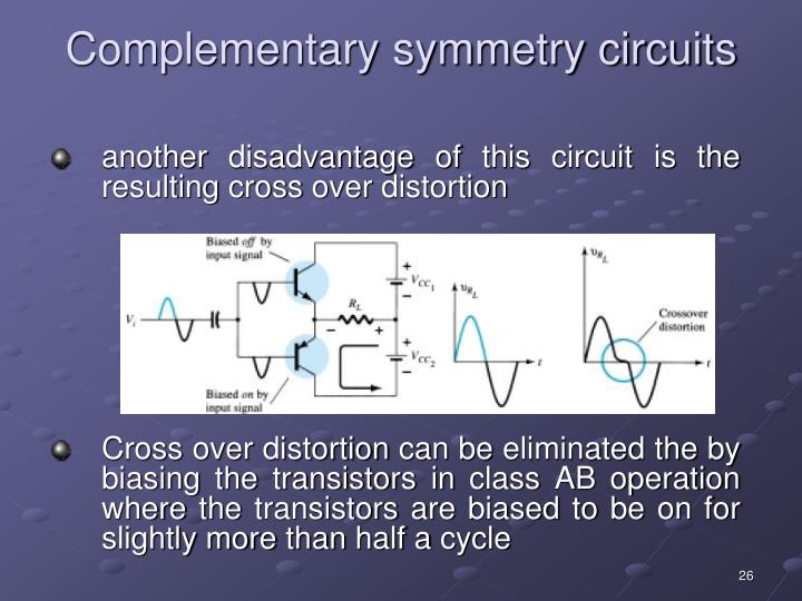 PPT - Lecture # 16 &17 Complementary symmetry & push-pull Amplifiers PowerPoint Presentation ...
