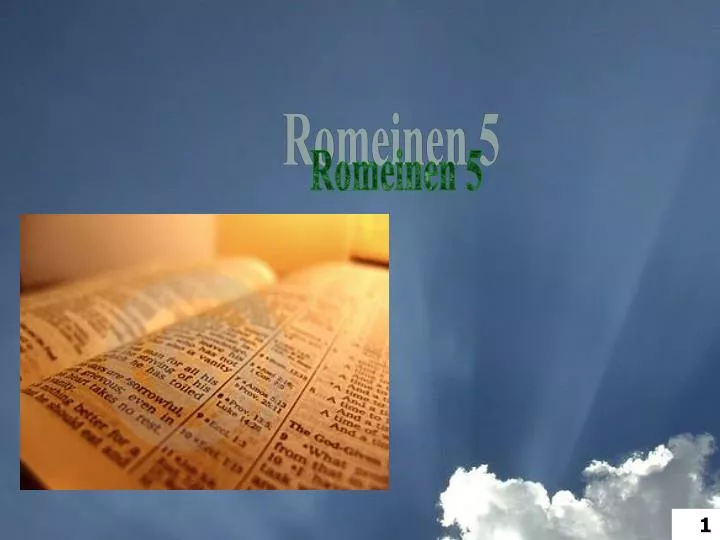 PPT - Romeinen 5 PowerPoint Presentation, free download - ID:4279393