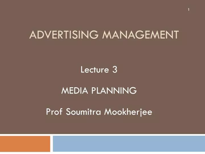 PPT - Advertising MANAGEMENT PowerPoint Presentation, free download ...