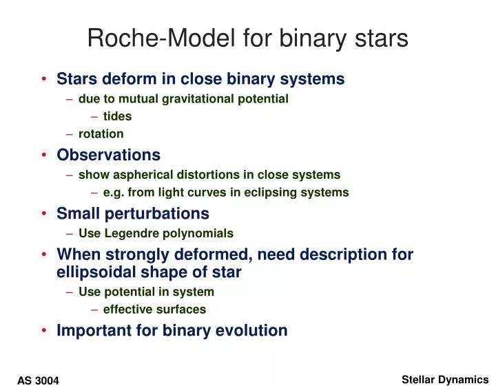 PPT - Roche-Model for binary stars PowerPoint Presentation, free ...
