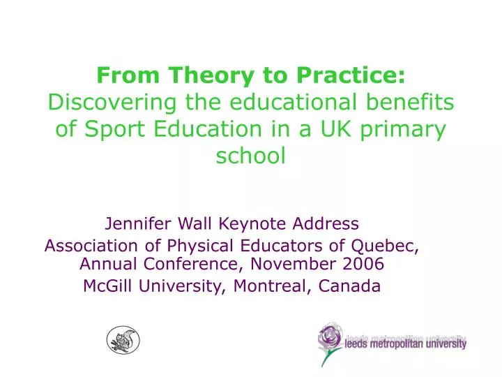 PPT - Jennifer Wall Keynote Address PowerPoint Presentation, free ...