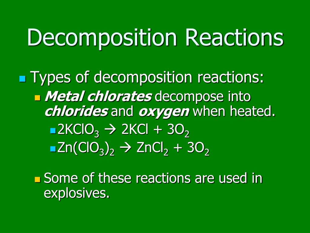 PPT - A Study of Chemical Reactions PowerPoint Presentation, free ...