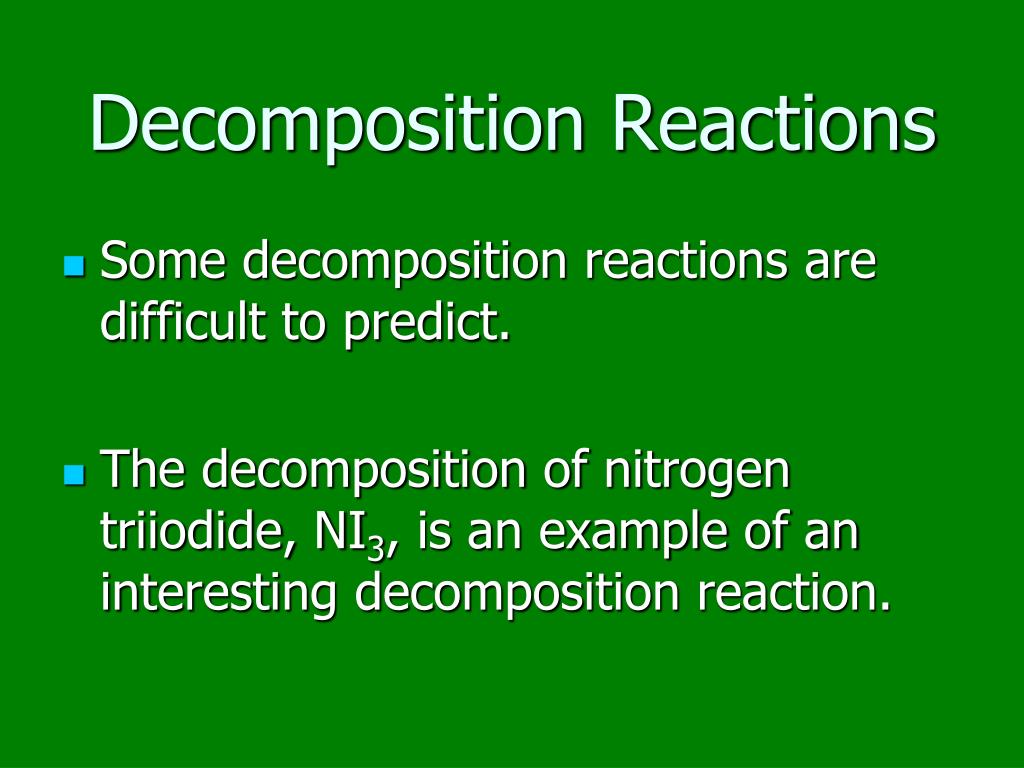 PPT - A Study of Chemical Reactions PowerPoint Presentation, free ...