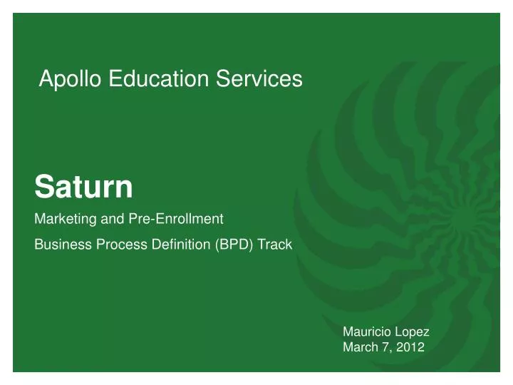 PPT - Apollo Education Services PowerPoint Presentation, free download ...