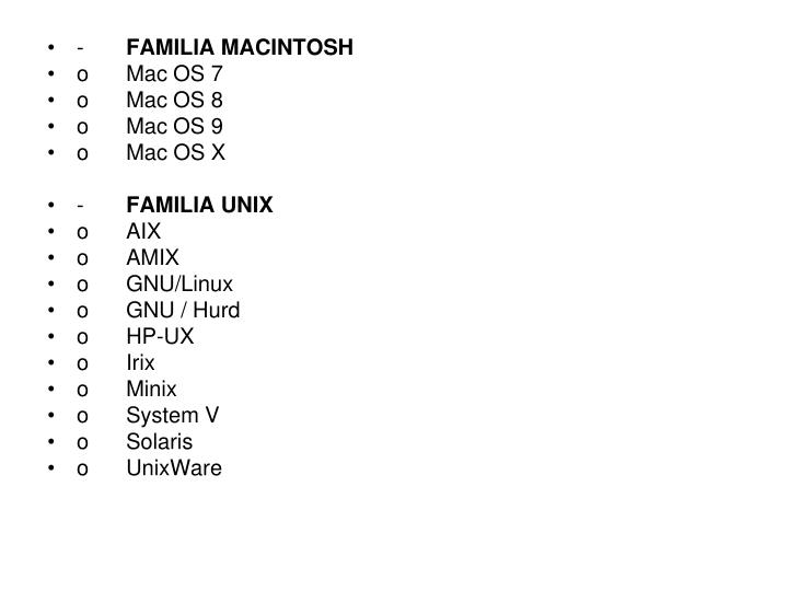 PPT - CLASIFICACIÓN DE LOS SISTEMAS OPERATIVOS PowerPoint Presentation ...