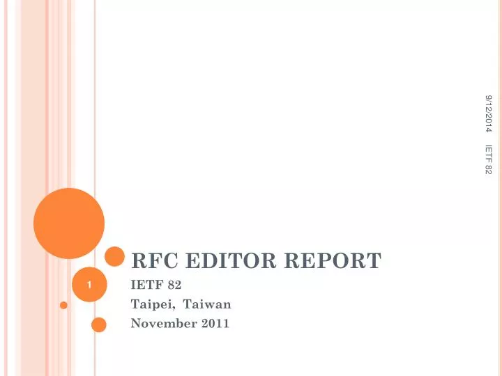 PPT - RFC EDITOR REPORT PowerPoint Presentation, free download - ID:4282014