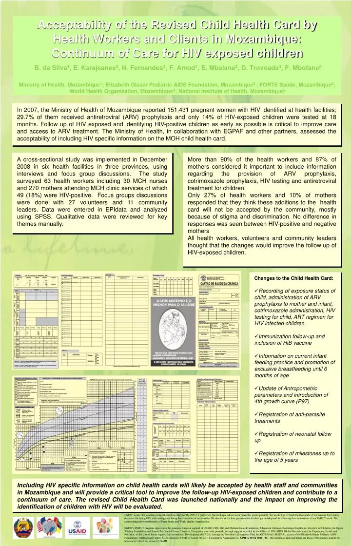 PPT - Changes to the Child Health Card: PowerPoint Presentation, free ...