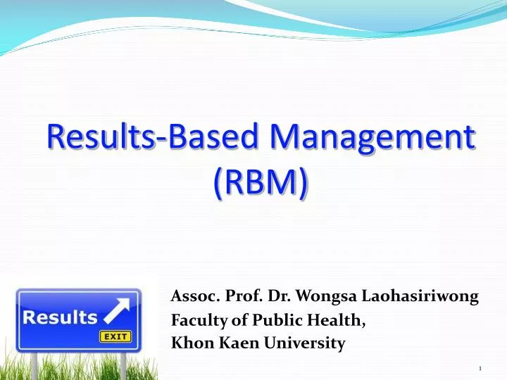 PPT - Results-Based Management (RBM) PowerPoint Presentation, free download - ID:4282321