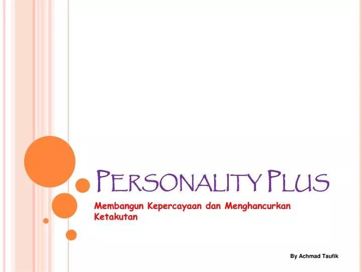 PPT - Personality Plus PowerPoint Presentation, free download - ID:4283773