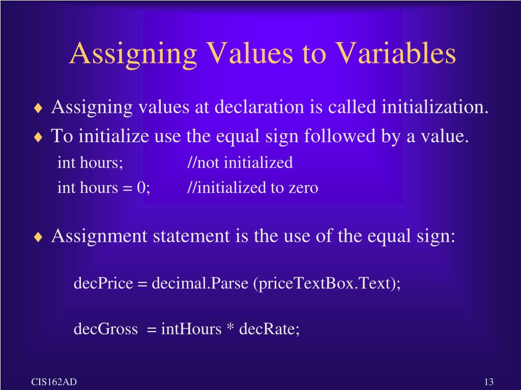 PPT - CIS162AD – C# PowerPoint Presentation, free download - ID:4284175