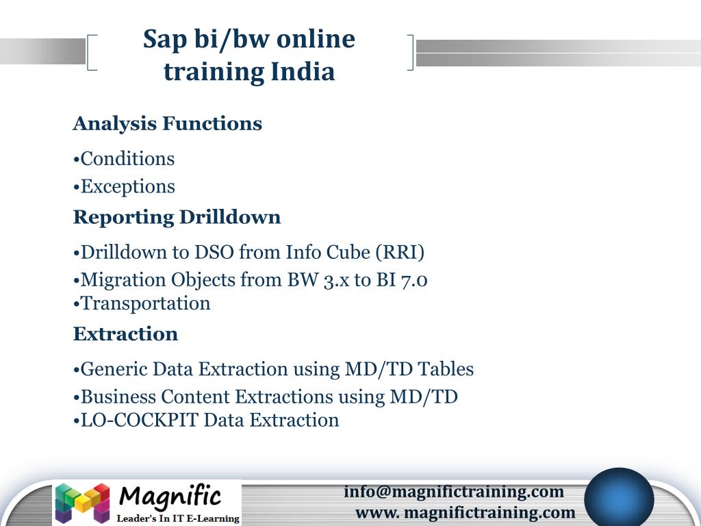 PPT - Sap bi/bw online tutorial in Hyderabad PowerPoint Presentation ... PPT - Sap bi/bw online tutorial in Hyderabad PowerPoint Presentation ...