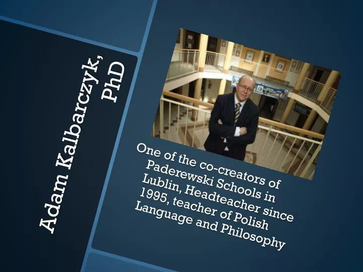 PPT - Adam Kalbarczyk, PhD PowerPoint Presentation, free download - ID ...