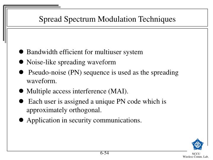 PPT - Chapter 5 Modulation Techniques for Mobile Radio – Part I ...